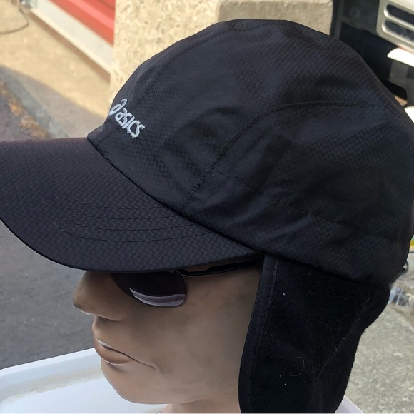 Asics | Accessories | Asics Baseball Caps Winter Hats With Ear Flaps ...
